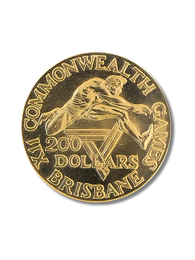 Buy 1982 Elizabeth II Australia Commonwealth Games Brisbane Gold Coin