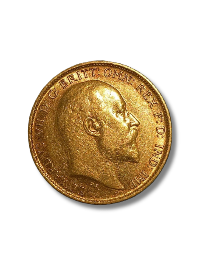 Buy 1908 King Edward VII St George Sydney Mint Gold Half Sovereign